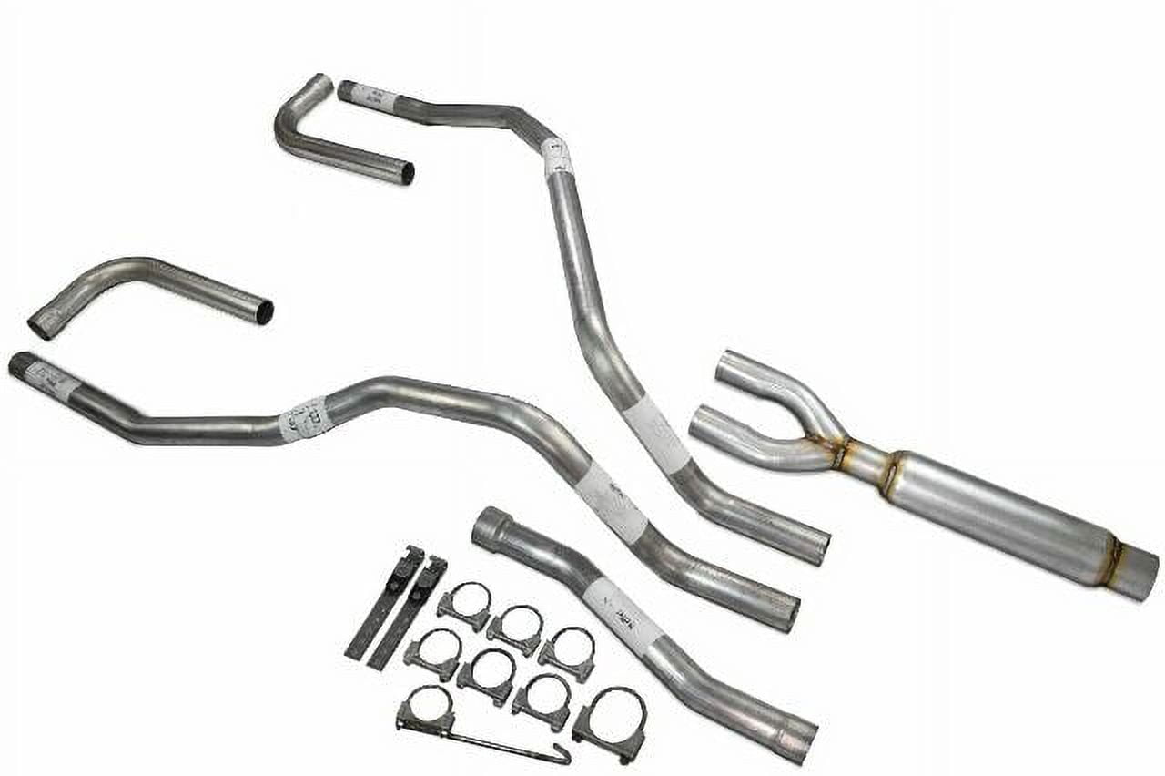 For Nissan Titan 04-06 Dual Exhaust Kit 2.5" Glasspack Side Exit No ...
