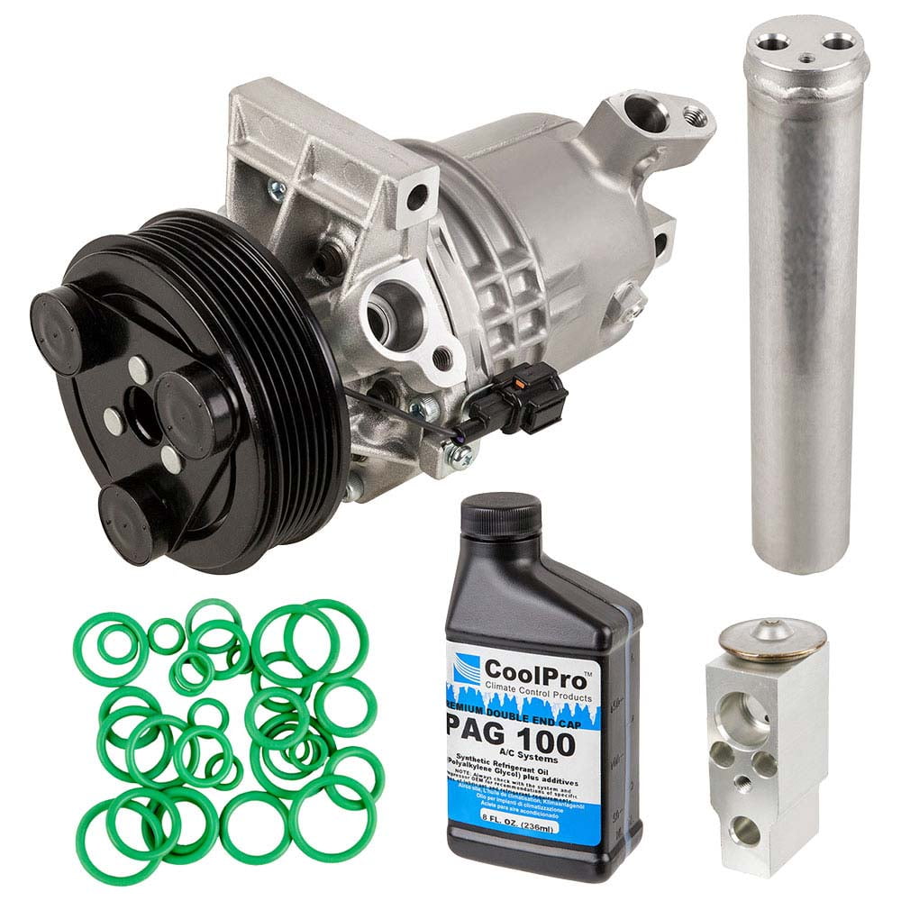 Nissan Versa S & SL 2009-2012 OEM AC Compressor w/ A/C Repair Kit ...