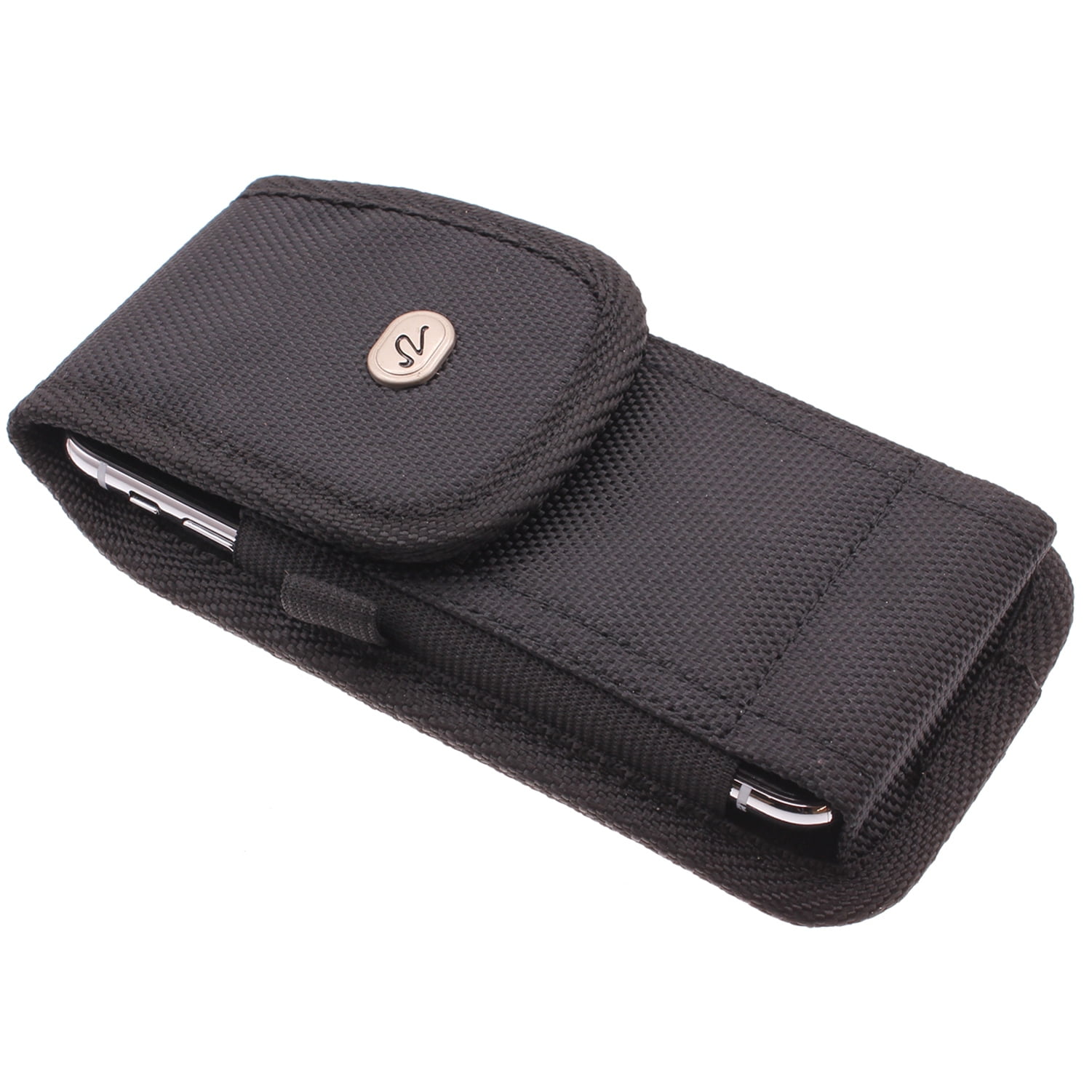 Rugged Holster Canvas Case with Belt Clip for Nokia C110 Cellphone ...