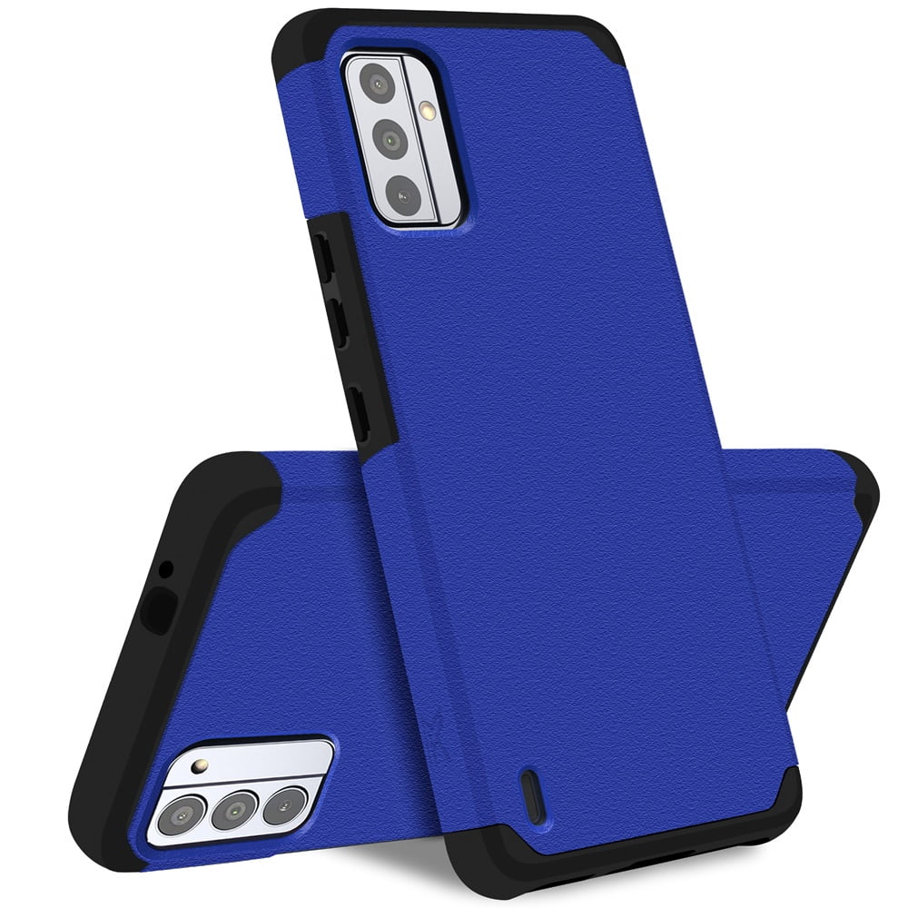 For Nokia C210 Tough Strong Hybrid Case Cover - Classic Blue - Walmart ...