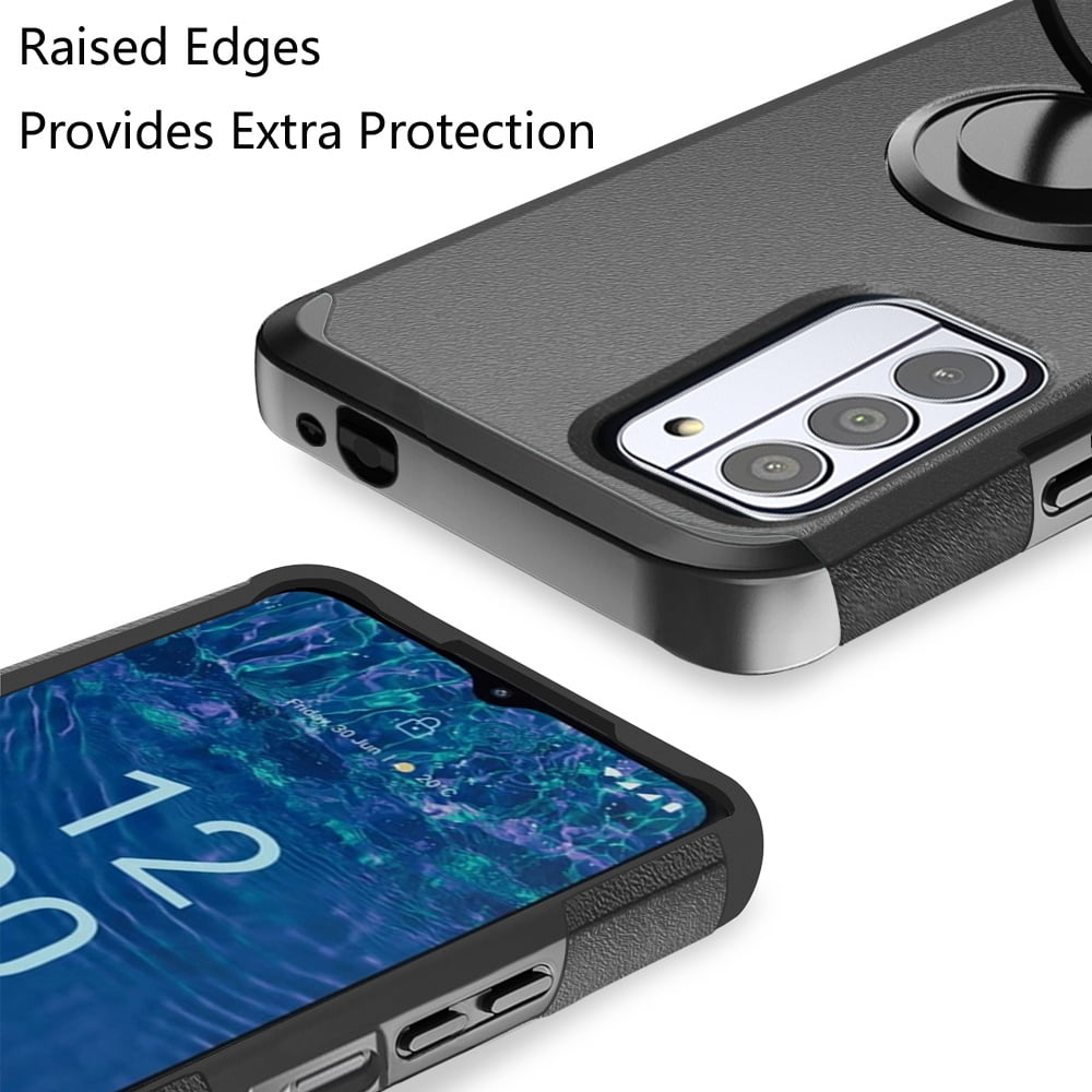 For Nokia G310 5G Case Dual Layered Rugged Cover w/ Ring stand ...
