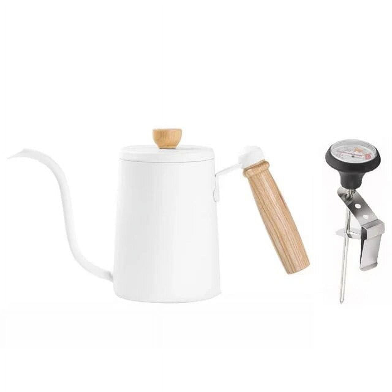 For Non-stick Stainless Steel Pour Over Coffee Tea Pot with Thermomet ...