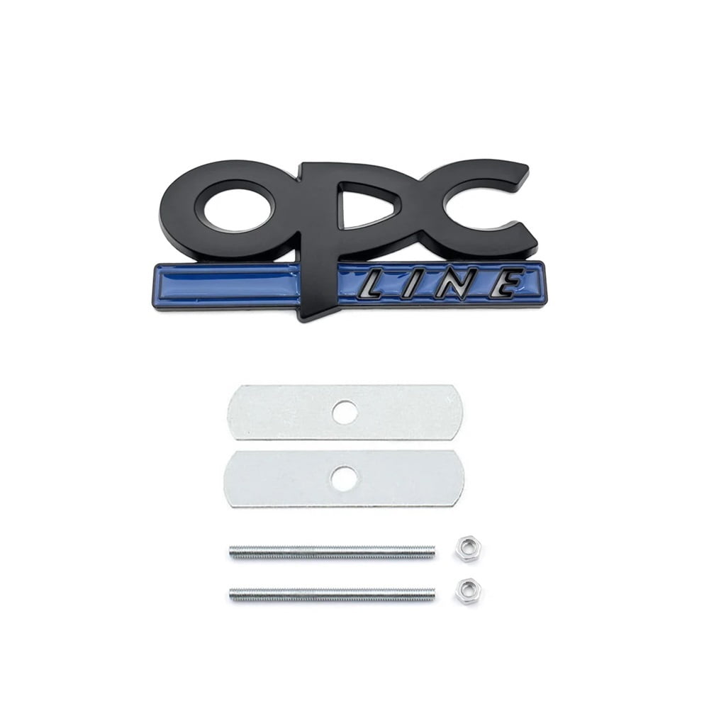 For OPC Line Emblem Front Grille Badge Tail Stickers Logo For Opel ...