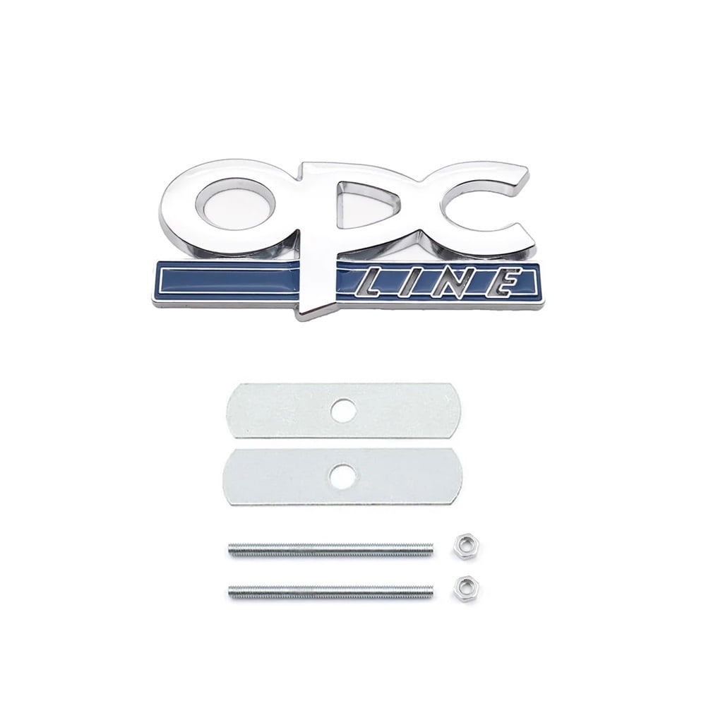 For OPC Line Emblem Front Grille Badge Tail Stickers Logo For Opel ...