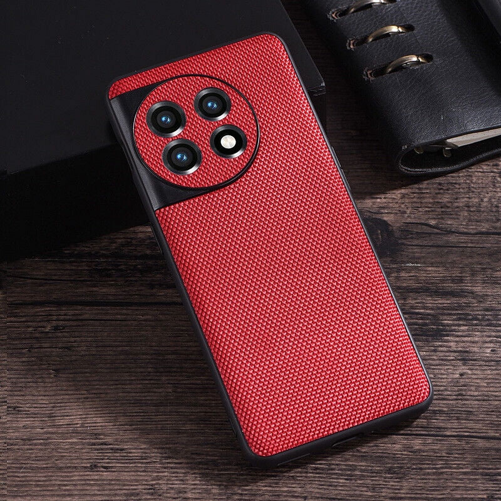 For OnePlus 11 5G Case Cover, Shockproof Luxury Slim Hybrid Matte Nylon ...