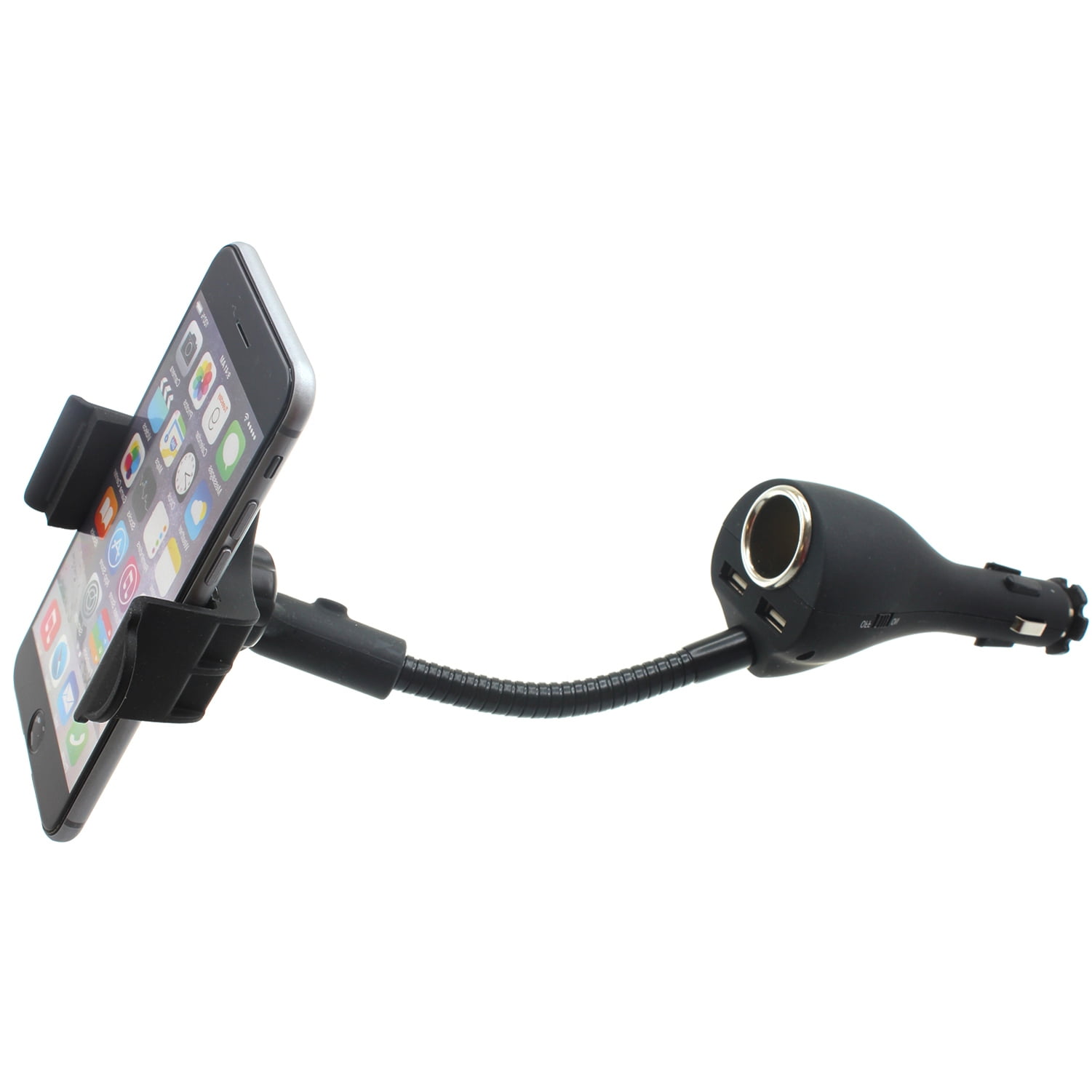 For OnePlus 11/OnePlus 12/12R - Car Mount Charger Holder DC Socket USB ...