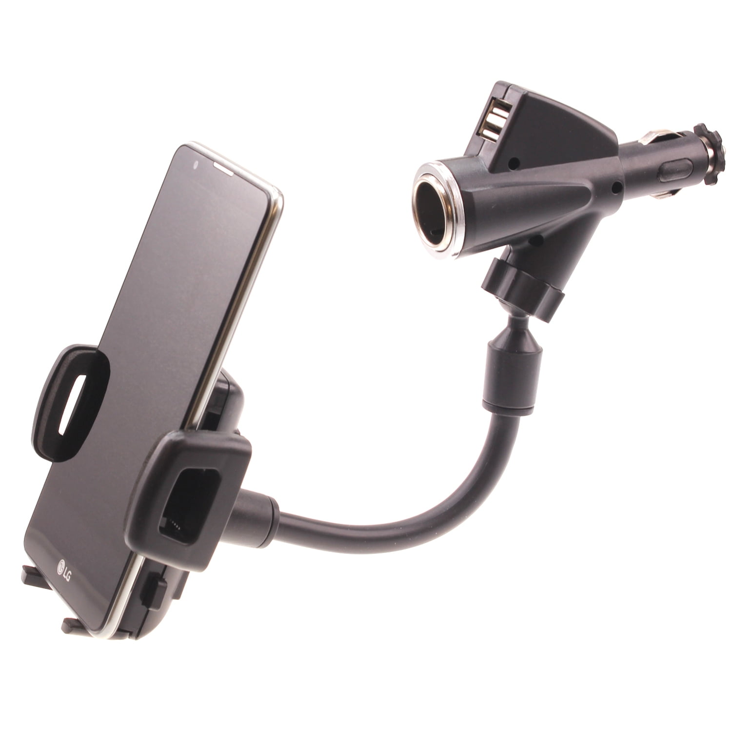 For OnePlus 11/OnePlus 12/12R - Car Mount Charger Holder DC Socket USB ...