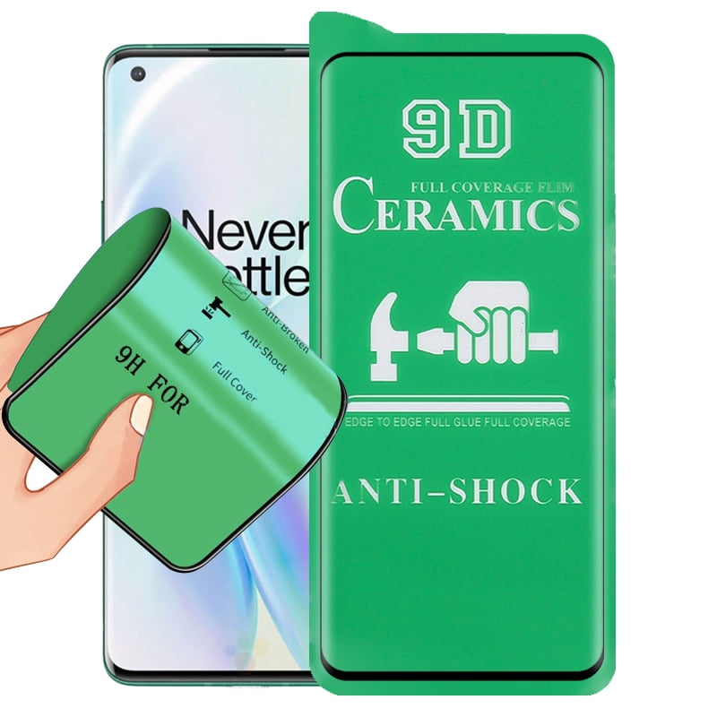 For OnePlus 8 / 8 5G UW Verizon 9D Full Screen Full Glue Ceramic Film ...