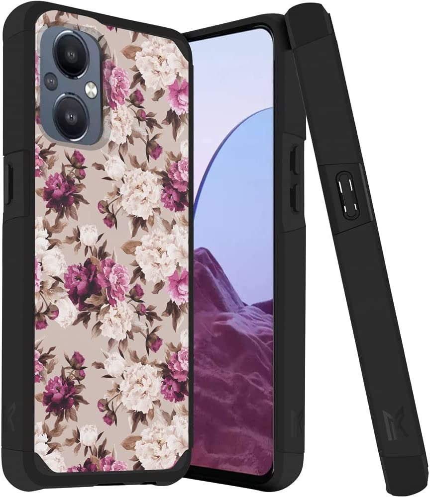 For OnePlus Nord N20 5G Shockproof Cover Case - mk Pink White Roses ...