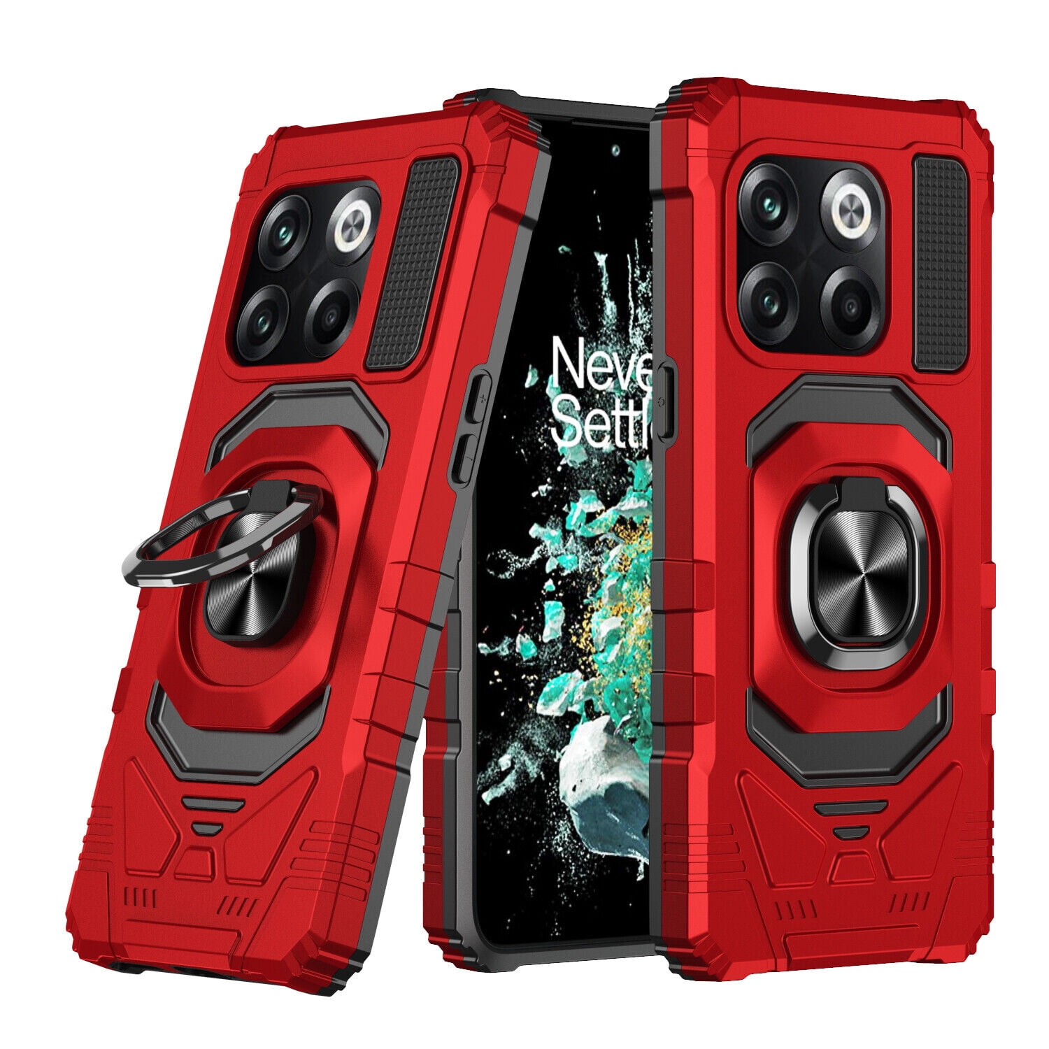 For OnePlus One Plus 10T 5G Kickstand 360 Degree Magnet Ring Shockproof ...