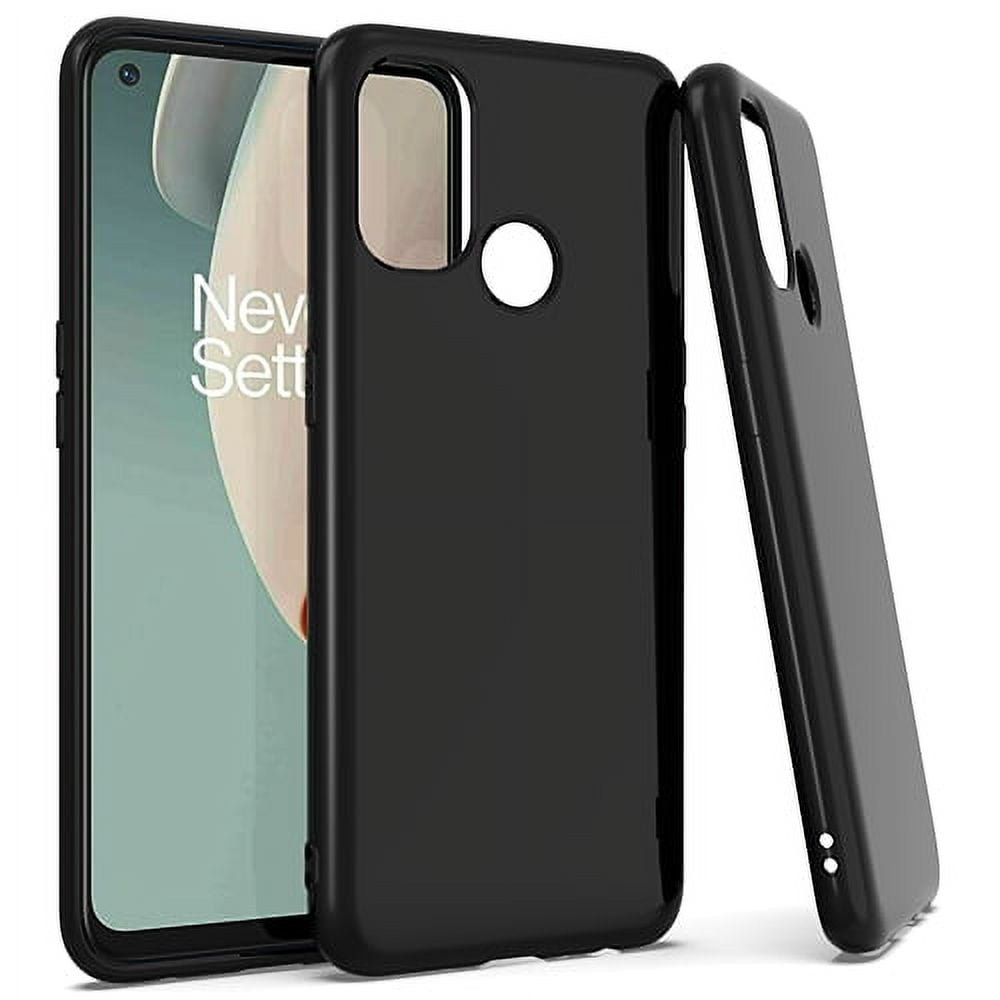 for OnePlus Nord N100 Crystal Skin Solid Black - Walmart.com