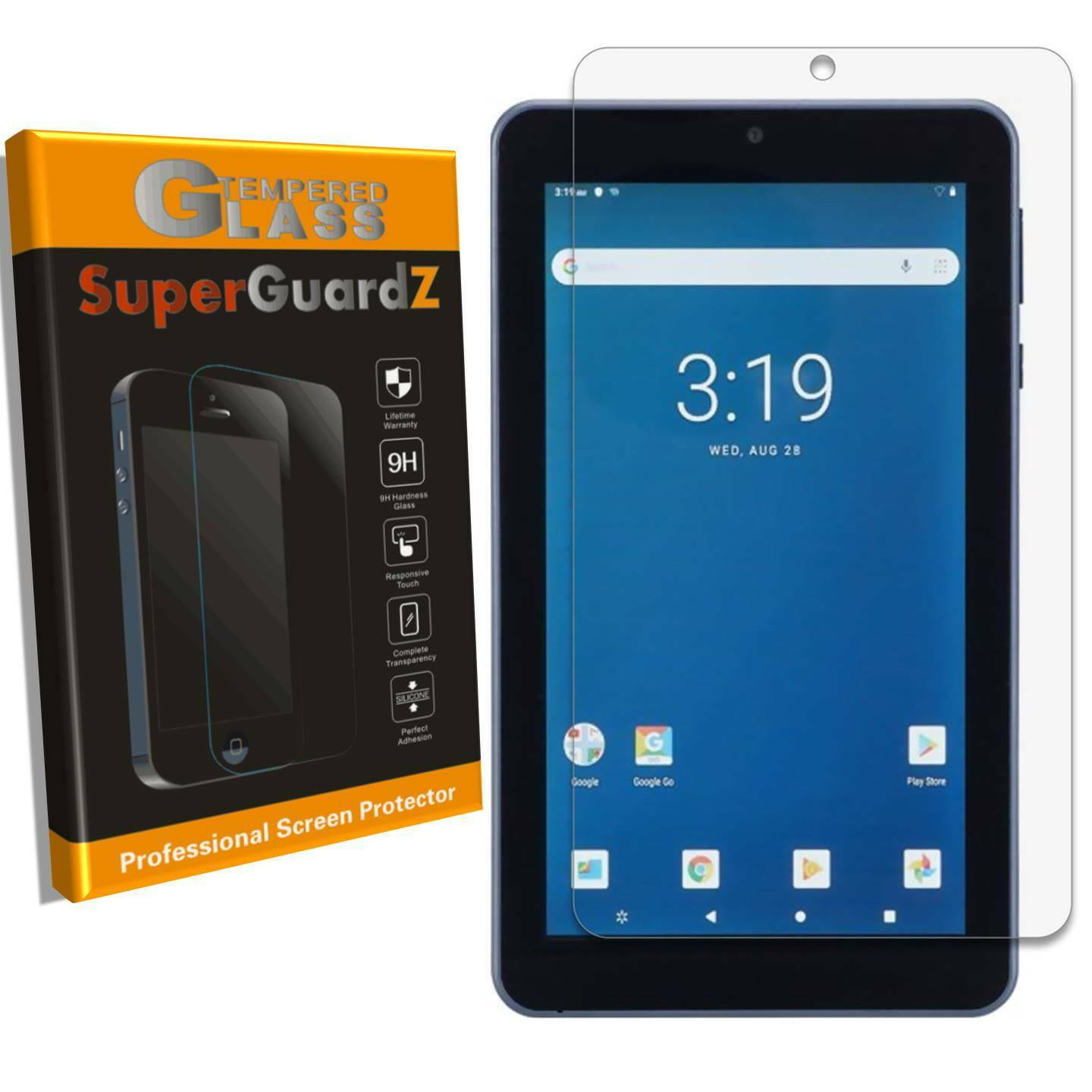 For Onn 7" Tablet / Onn Surf 7" - SuperGuardZ Tempered Glass Screen ...