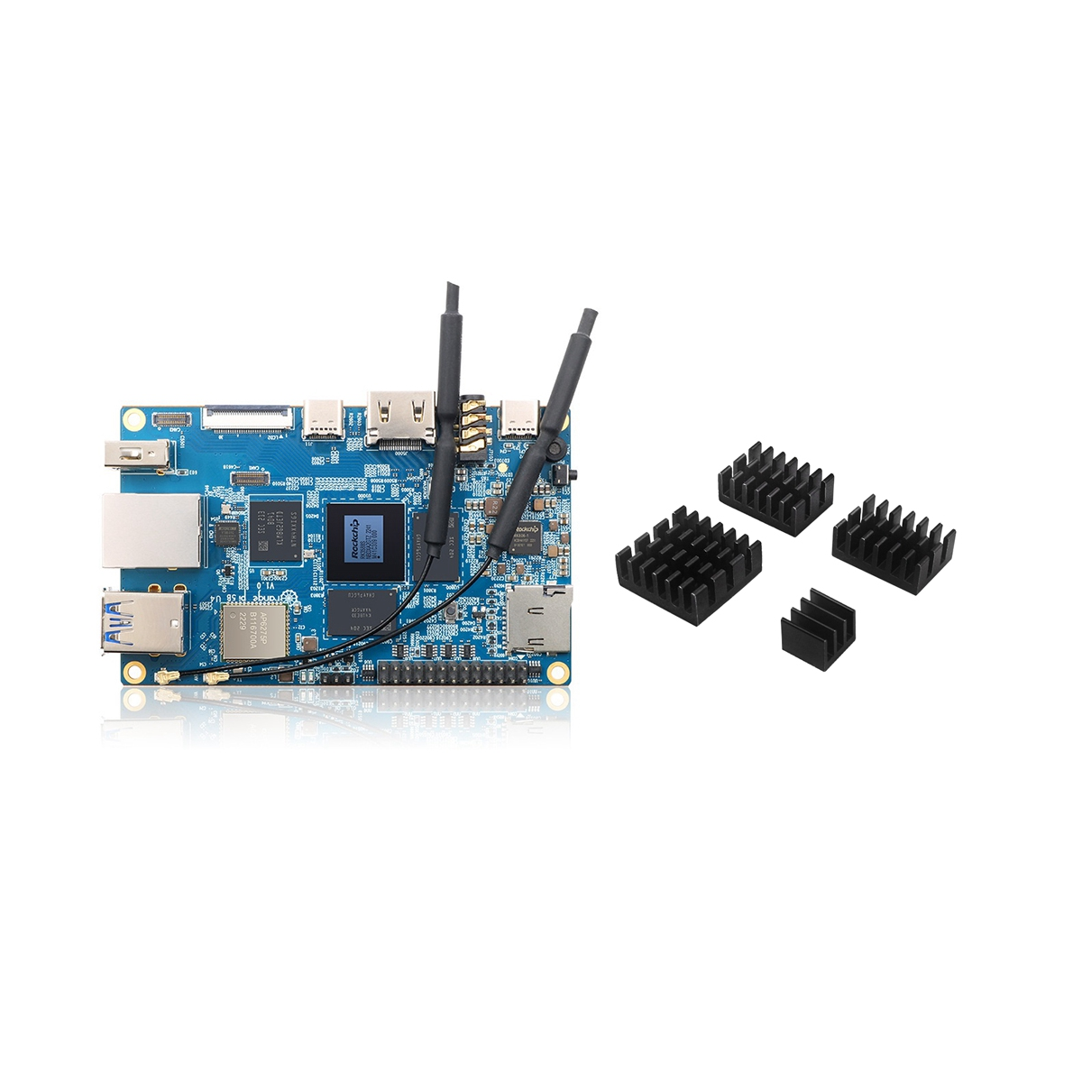 For Orange Pi 5B 4G RAM+32G EMMC Development Board 8 Core 64 Bit ...