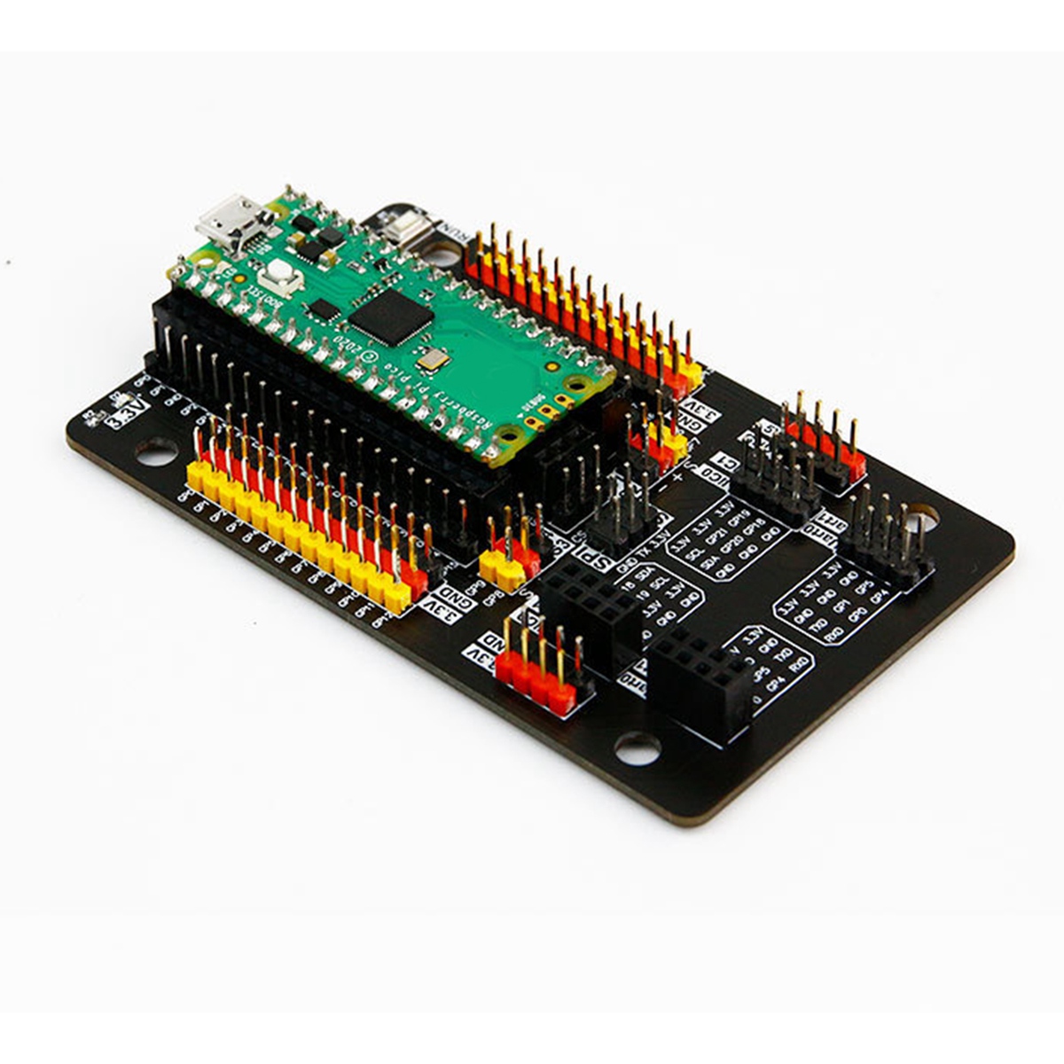 For Pico Gpio Sensor Expansion Board Direct Plug In Connection 4 Way 5v