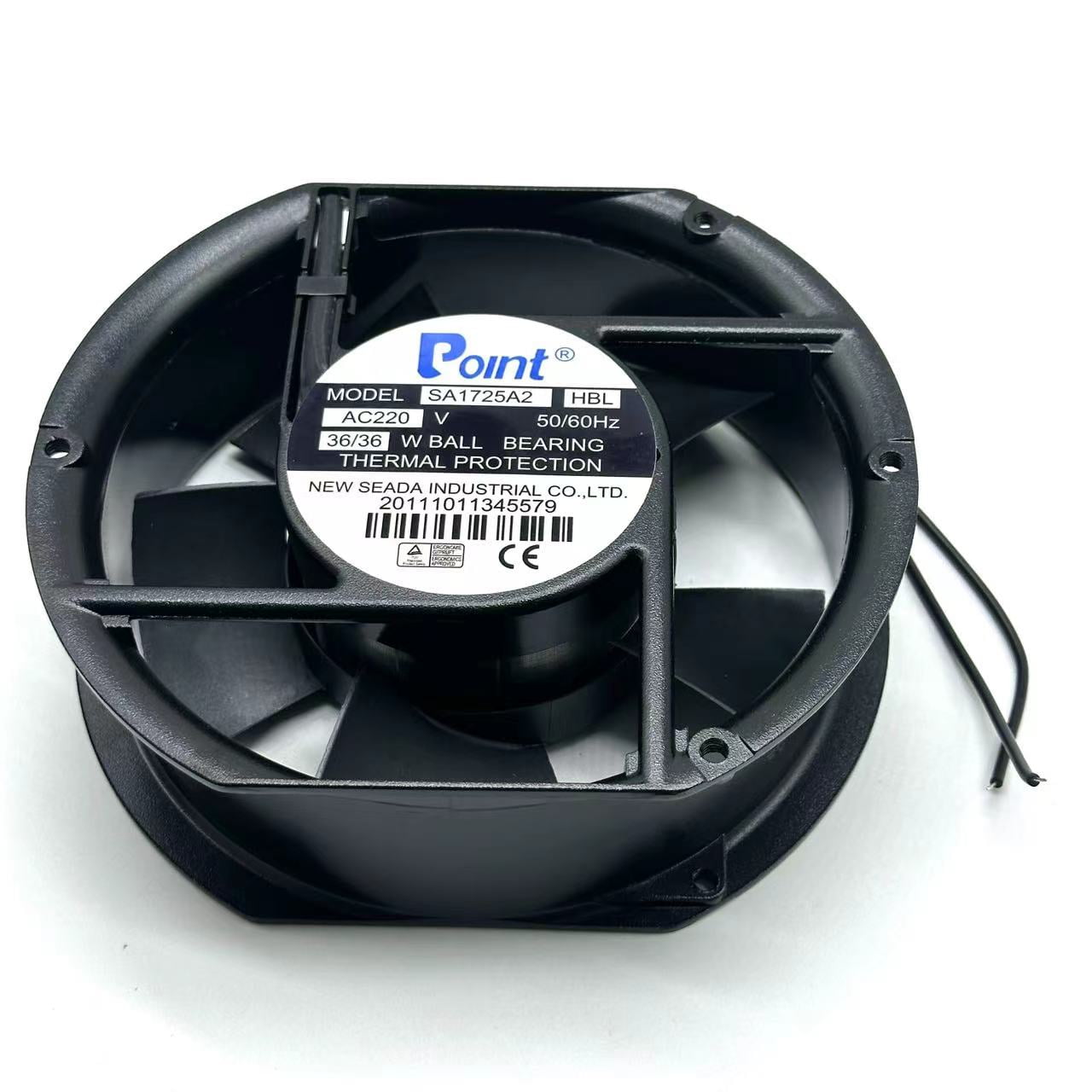 For POINT SA1725A2 AC 220V 36W 172x150x51mm 2-Wire Server Cooling Fan ...
