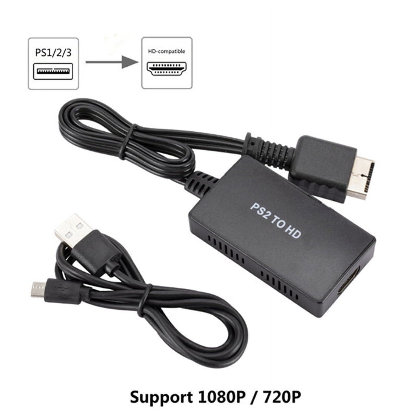For PS2 to HD Audio Video Converter Adapter 1080P Support for PS1/2/3 ...