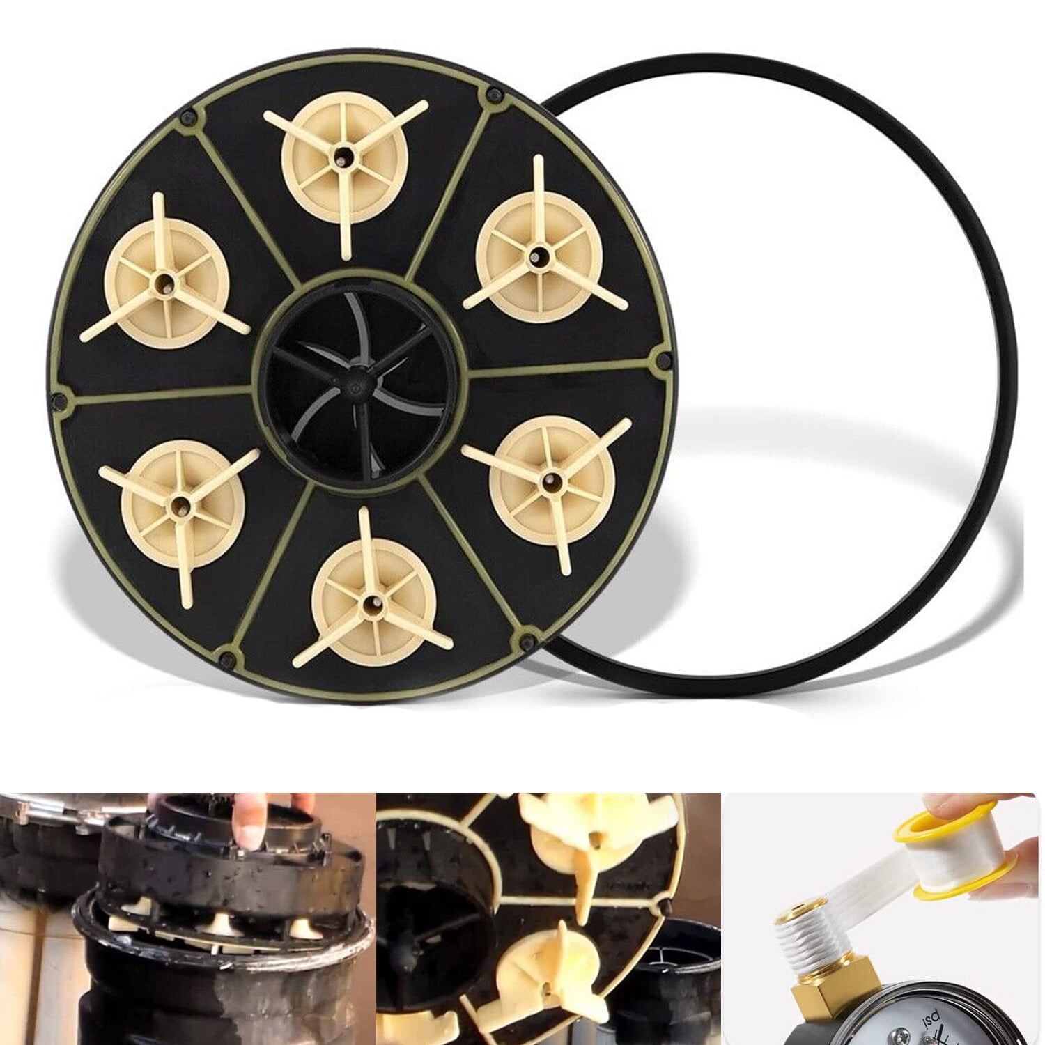 For Paramount Water Valve 004-302-4408-00 6 Port Module and Valve Shell ...