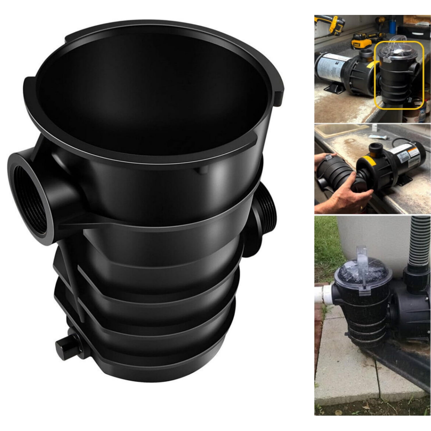 For Pentair Dynamo Pot Replacement Sta-Rite above ground pump Pac Fab ...