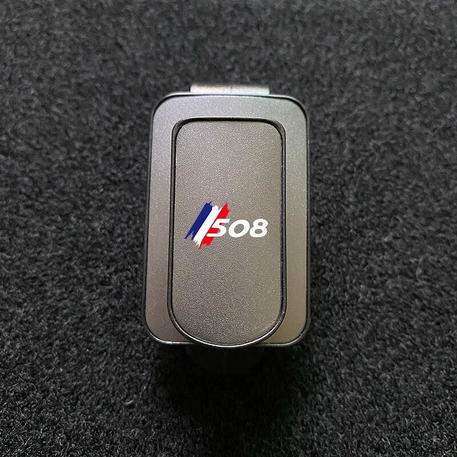 For Peugeot 508 Car Glasses Clip U-shaped Card Slot Auto Sun Visor ...