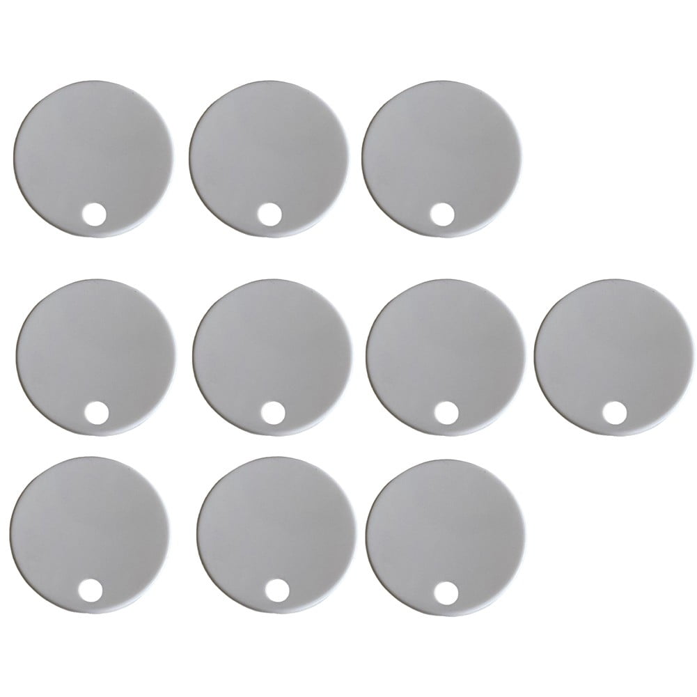 For Plastic Toilet Seat Hinge Covers - Set of 10 White Decorative ...
