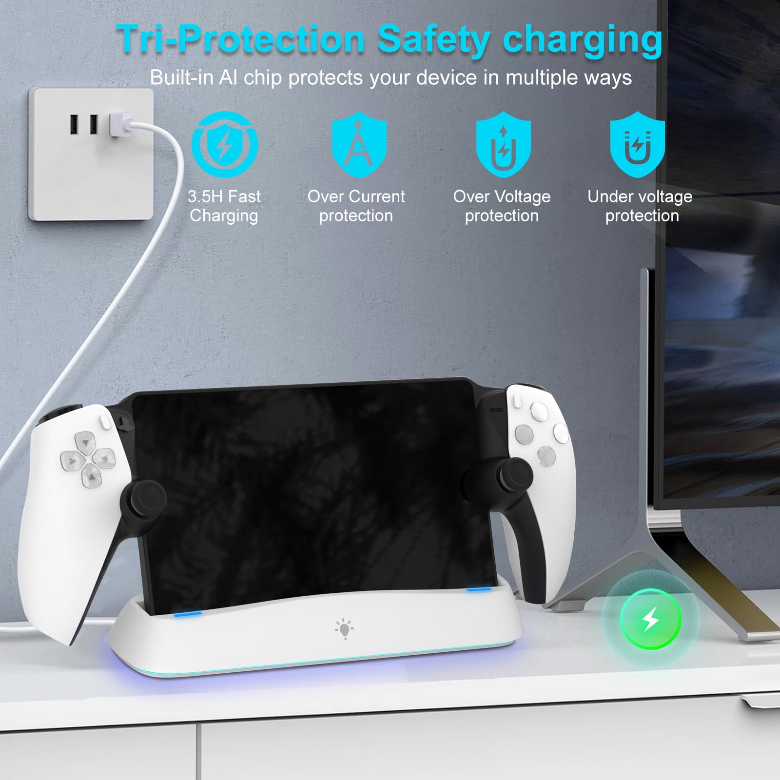 For PlayStation Portal PSP Charging Base Ps5 Portal Streaming Machine ...
