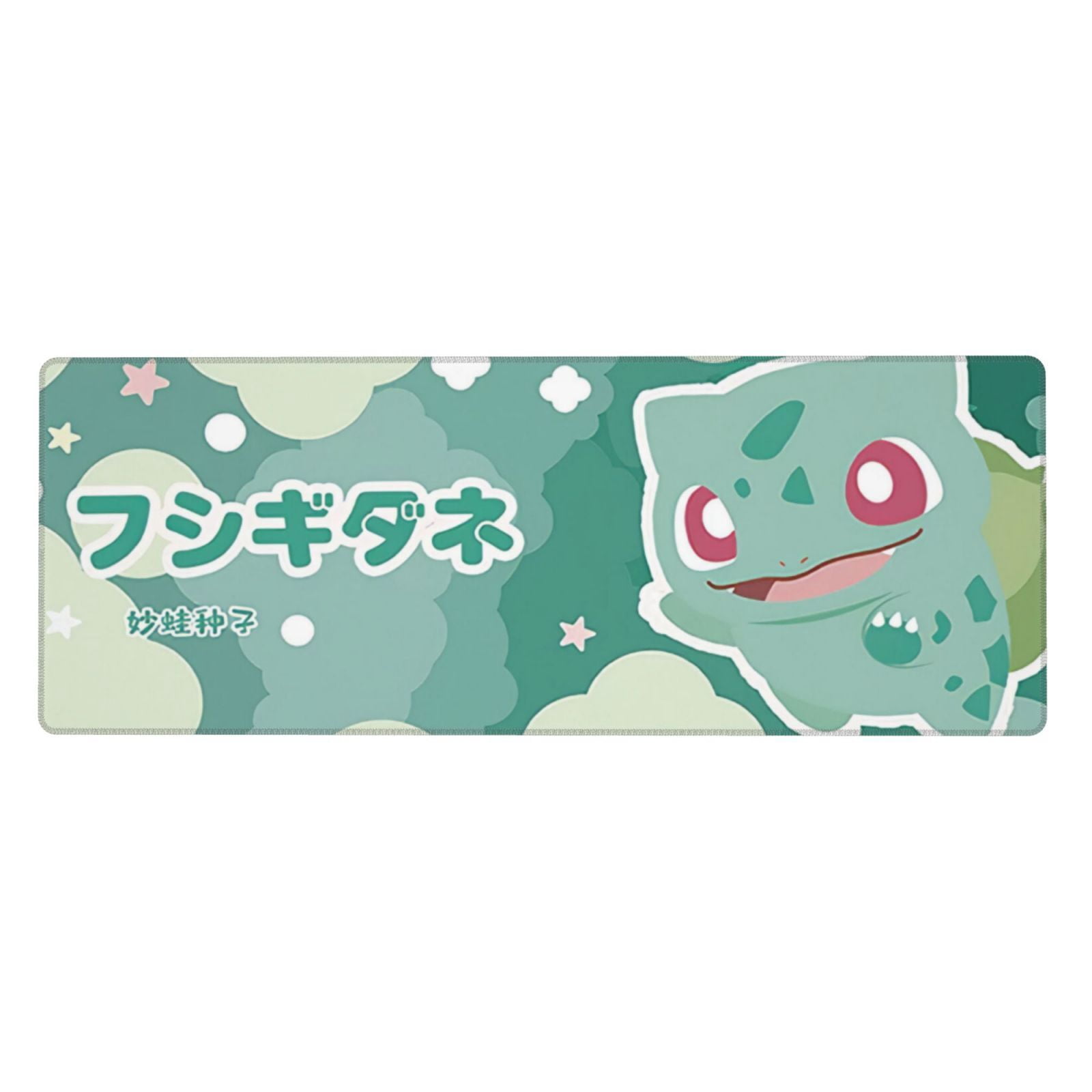 For Pokemon Cartoon Large Gaming Mouse Pad, Stitched Edge Waterproof ...