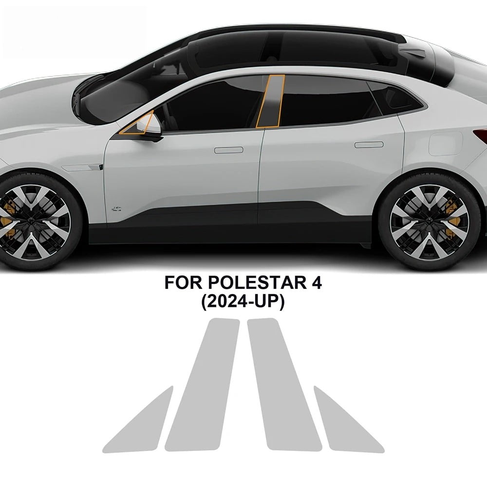 For Polestar 4 2024 2025 Headlight A B Pillars Anti-Scratch Protective ...