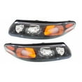 For Pontiac Bonneville Headlight Assembly 2000 2001 2002 2003 Pair ...