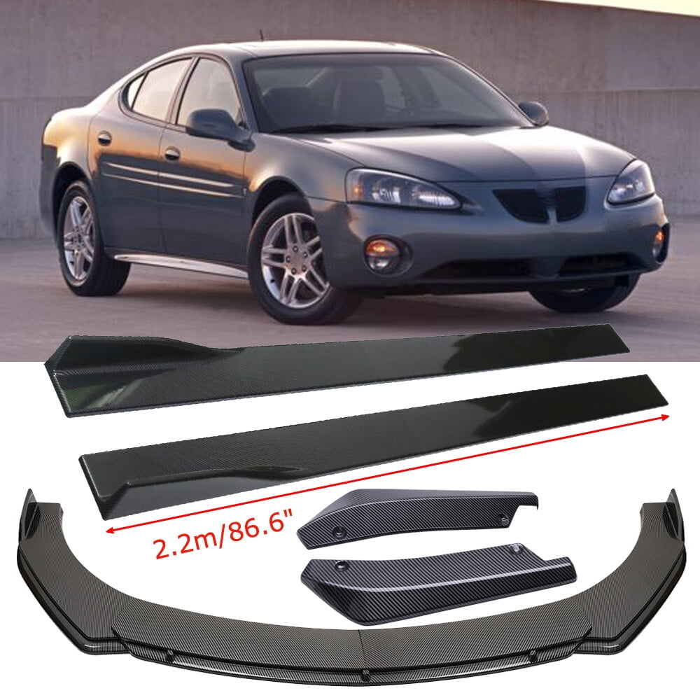 For Pontiac Grand Prix Carbon Fiber Front Bumper Spoiler / Side Skirt ...