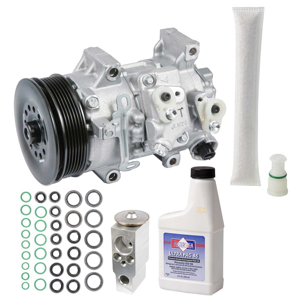 For Pontiac Vibe 2009 2010 OEM AC Compressor w/ A/C Repair Kit ...