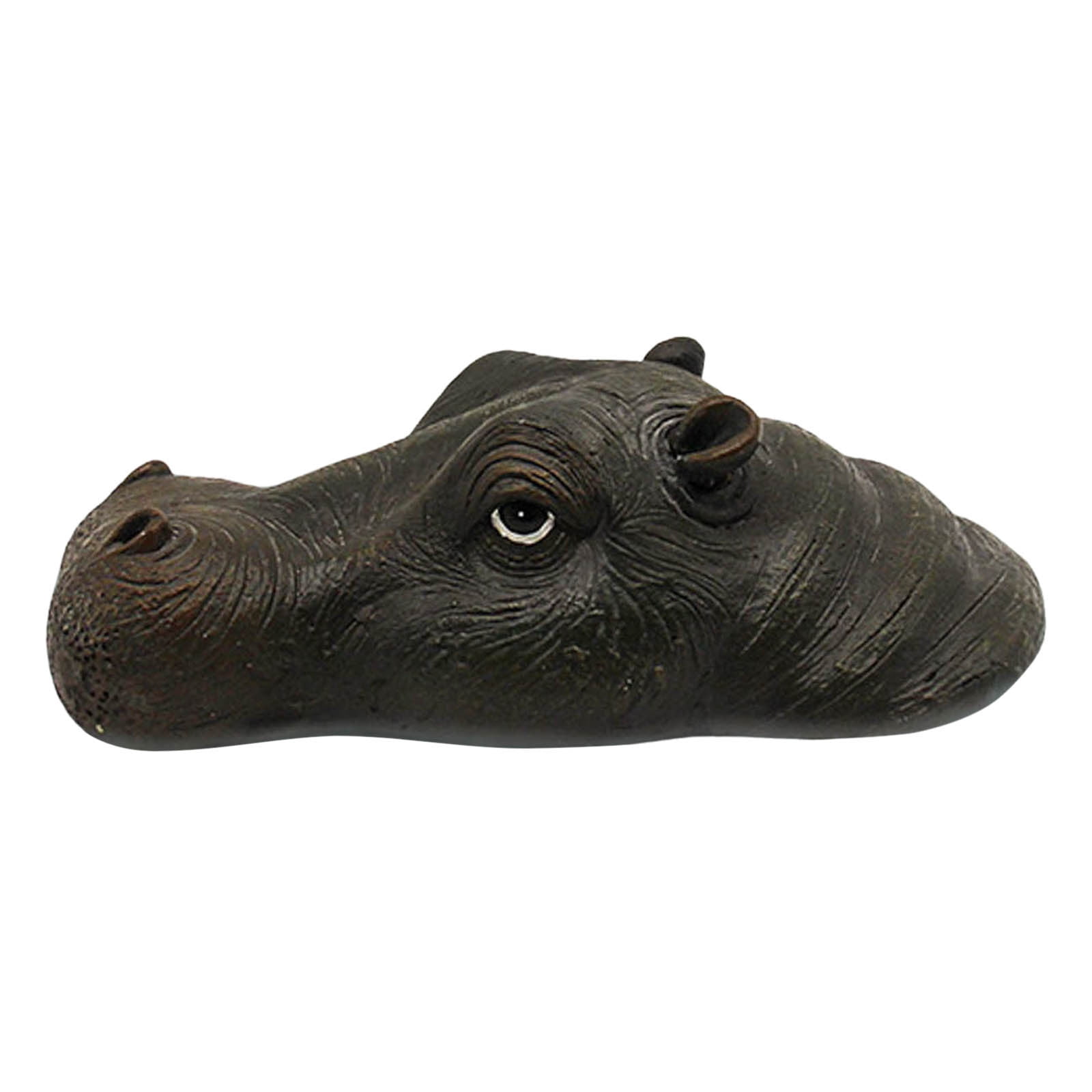 For Pool Floating Realistic Statue Pond Floating Hippo Floating Resin ...