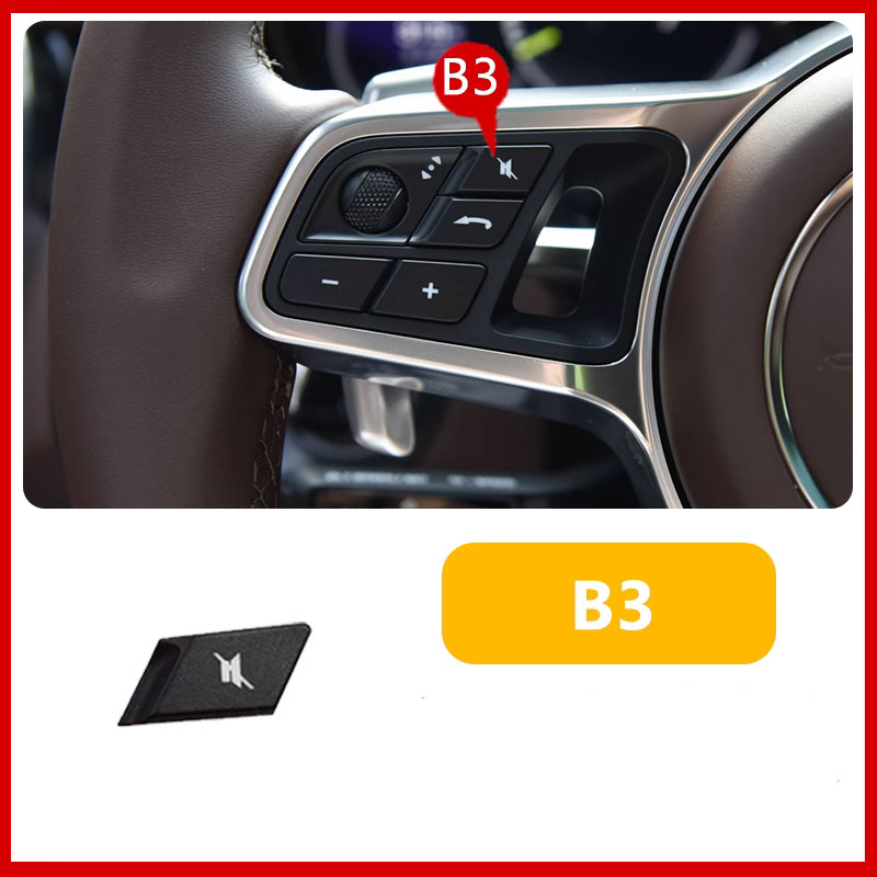 For Porsche Cayenne 2018-2022 For Porsche Panamera 2017-2020 Car Steering Wheel Multifunction ...