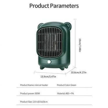 Tfalo Space Heaters for Indoor Use, Ecoheat Heater, Upgrade Ceramic ...