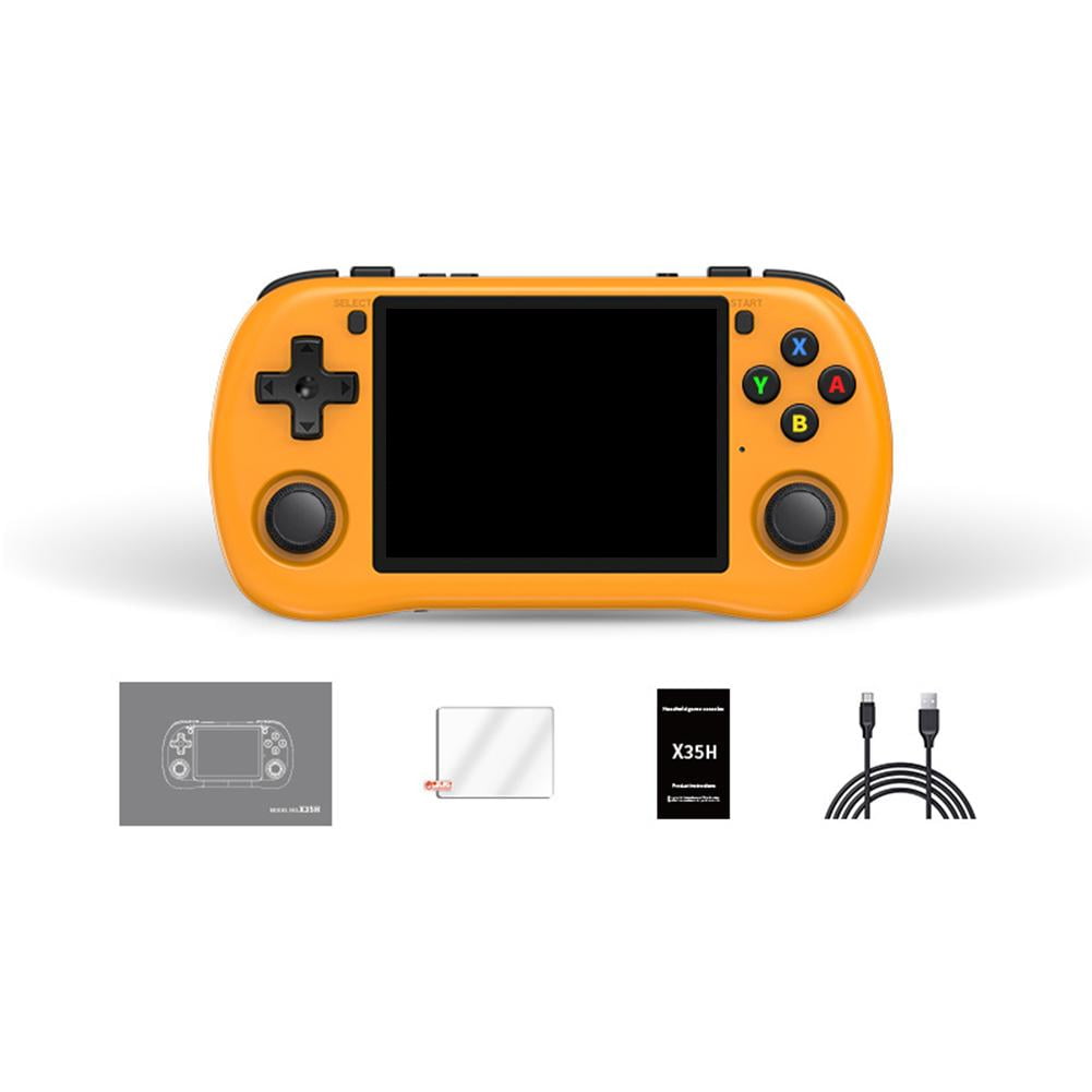 For Powkiddy X35H Retro Game Console Hall Joysticks Handheld Arcade ...