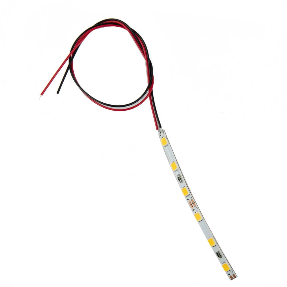 For Pre Wired White Strip 6 Led For Smd Led Light Flexible 12V~18V Warm ...