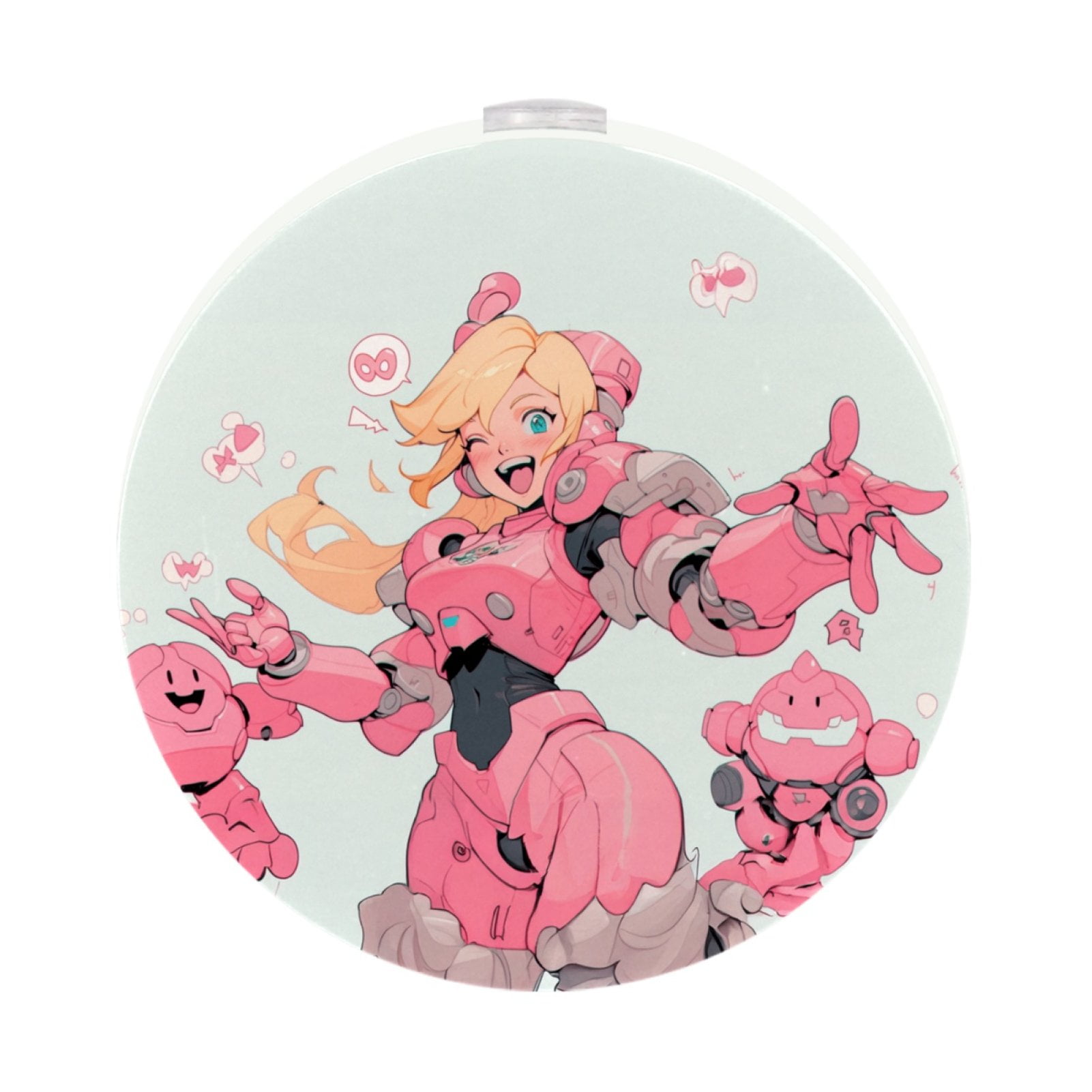 For Princess Peach LED Night Light-2PCS Set,Soft Rechargeable Plug-in ...