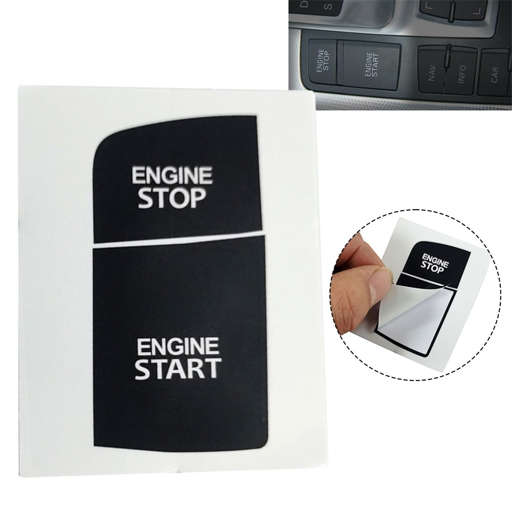 for Q7 2006-2008 Click Start Button Ignition Switch Repair Sticker ...