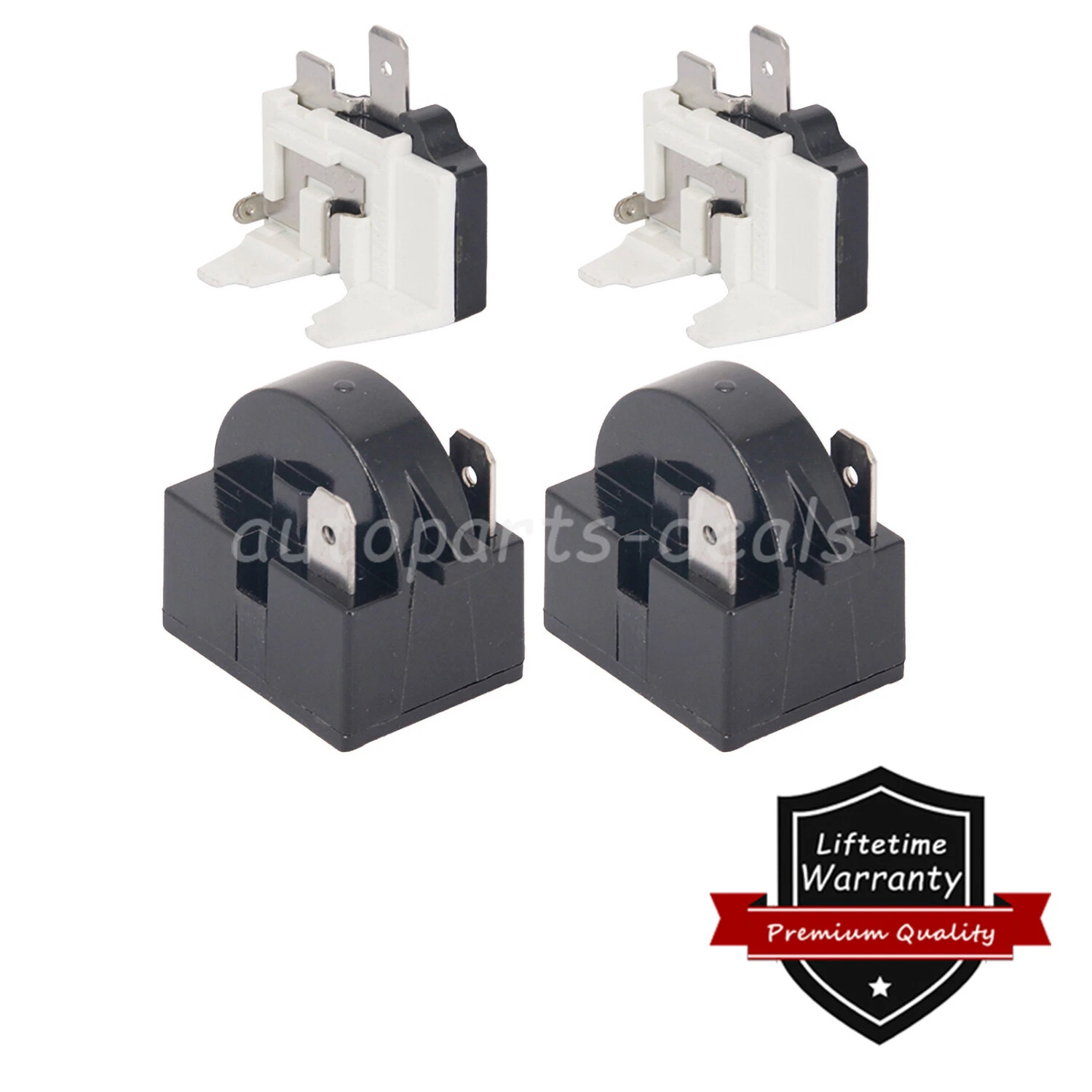 For Qp2-4.7 Starter Relay 2Pin Plus Refrigerator 6750C-0005P Overload ...