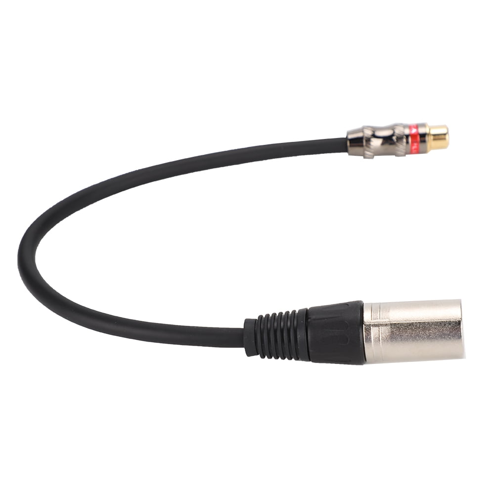 For RCA Female to XLR Male Zinc Alloy Casing Gold Plated for RCA ...