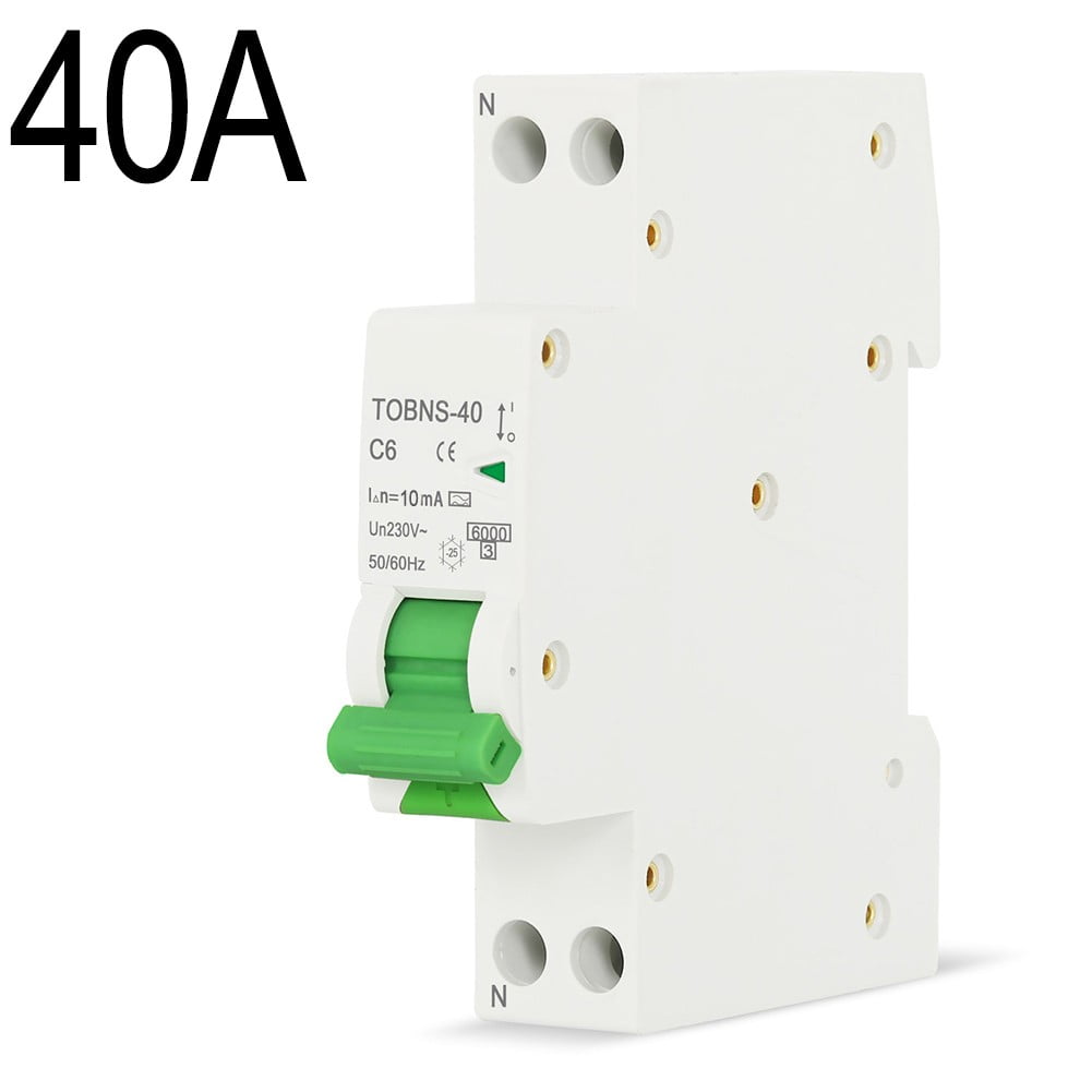 For RCBO 6KA 18mm 10mA for 1P+N Leakage Circuit Breaker with Over ...