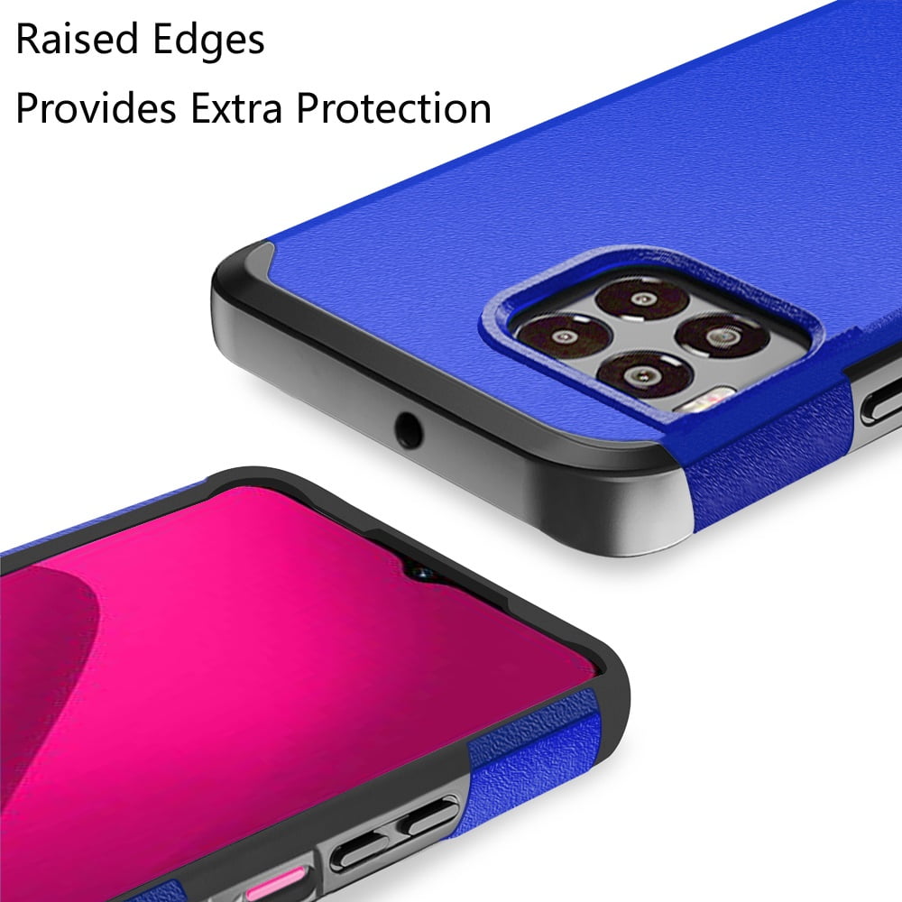 For REVVL 7 PRO 5G Case Dual layers Rugged Cover with Tempered Glass ...