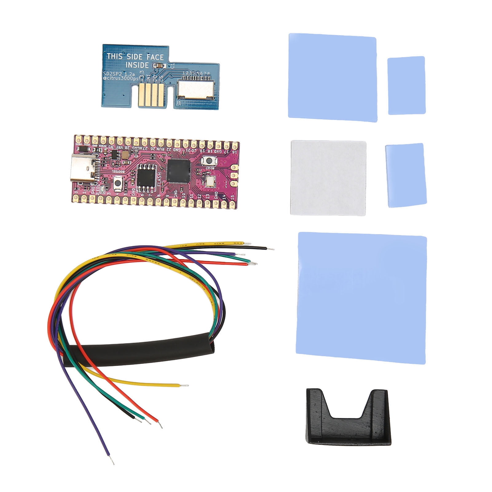 For Rpi Pico Flexible Microcontroller Board Dual Core 264kb Arm Cortex M0 Processor With Sd2sp2
