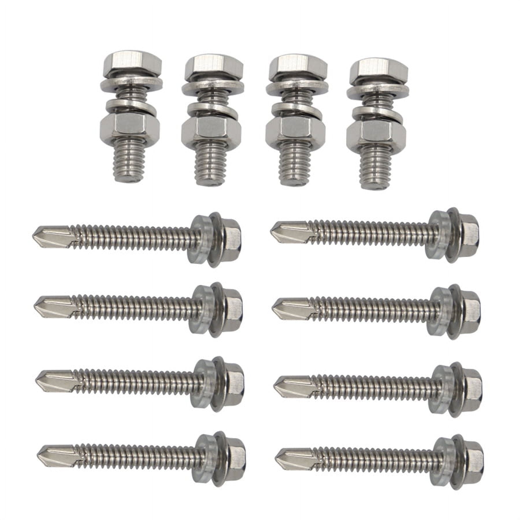 For RVs Trailers Boats Wall Off Gird Roof Solar Panel Mounting Aluminum ...