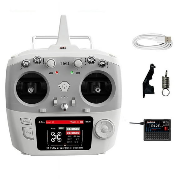 For RadioLink T12D 12CH RC Transmitter+R12F Receiver 2.4GHz Remote ...