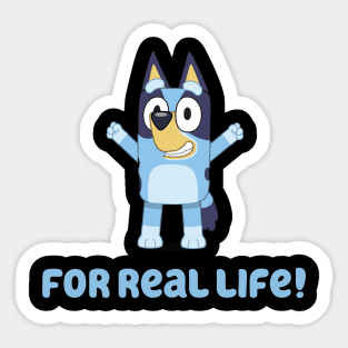 For Real Life! Sticker Bluey Stickers For Kids, Bluey Stickers Party ...