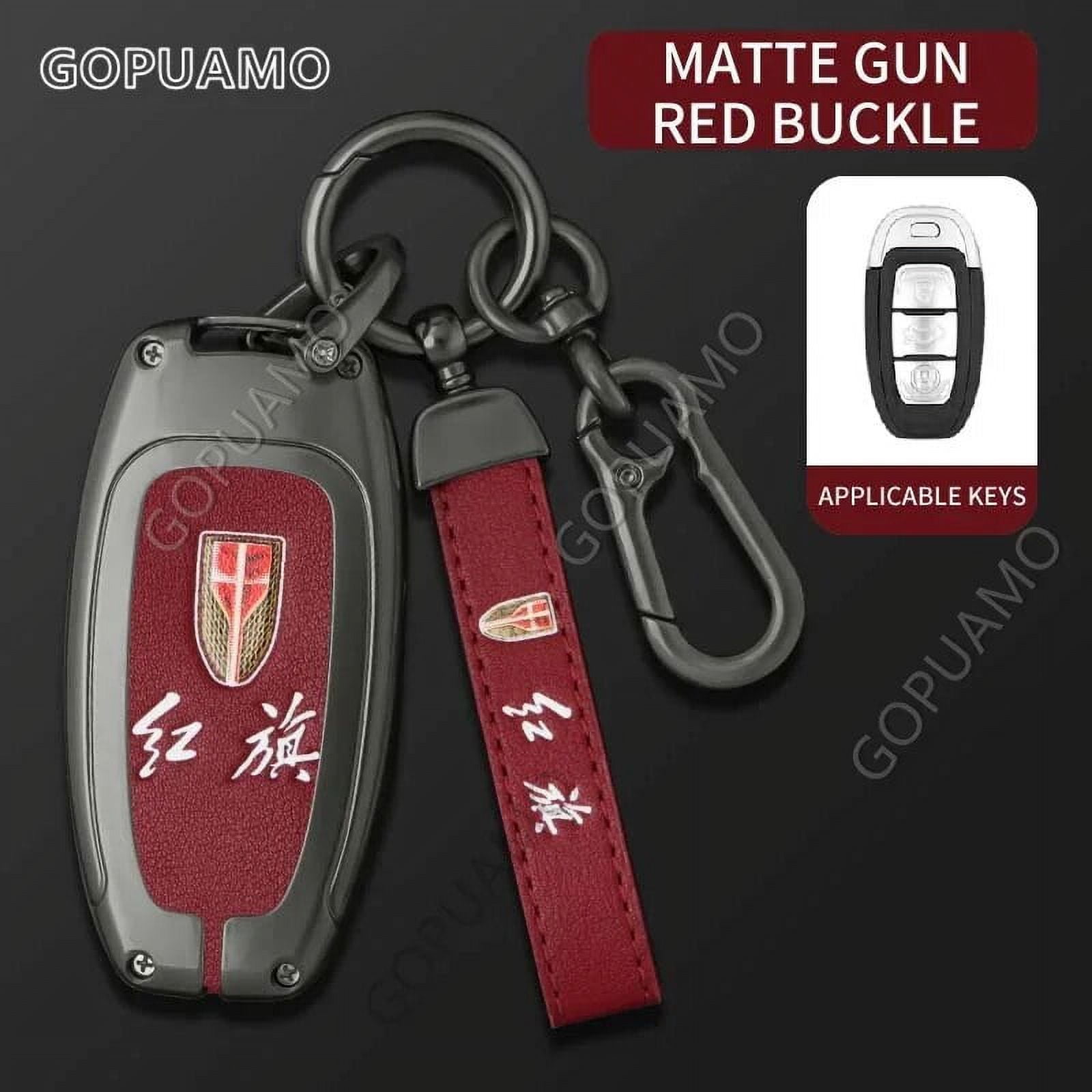 For Red Flag Hongqi C 3 Button Key Case EQM5 H7 E-QM5 E-HS3 Shell Car Key Case Car Key Protector ...