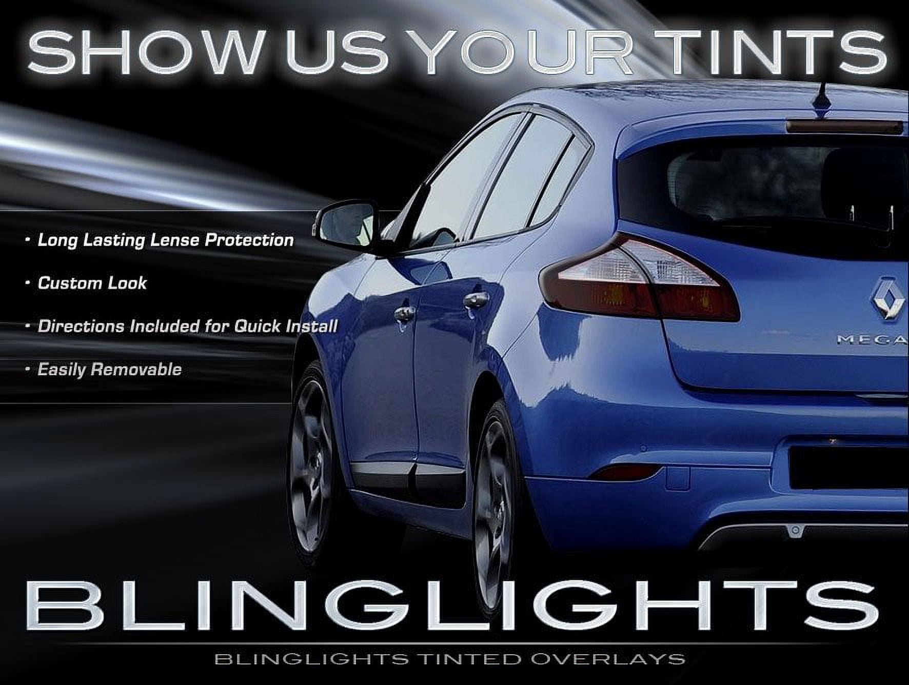 For Renault MÃ©gane Tinted Smoked Tail Lamps Lights Overlays Film ...