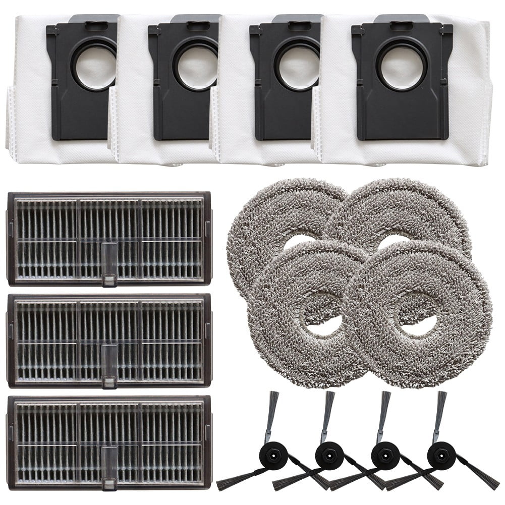 For Replacement Kit for MOVA P10 Pro Ultra: Side Brushes, Filters, Mop ...