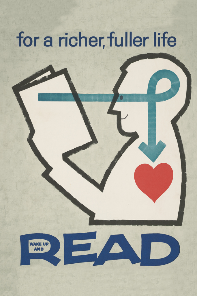 For a Richer Fuller Life Wake Up and Read Books Reading Library Reader ...