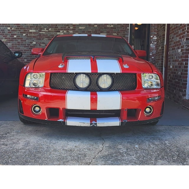 White LED Halo Fog Lights with Wiring Harness for 2005-2009 Ford ...